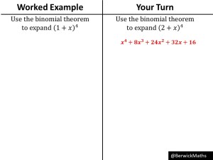 Binomial Expansion – BerwickMaths