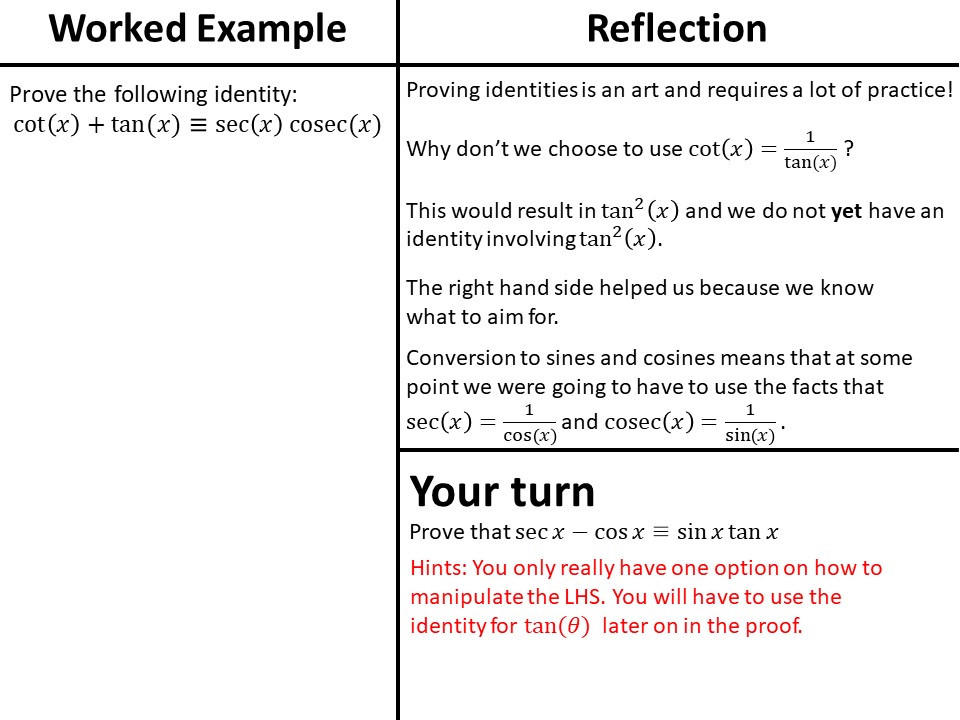 Higher Trigonometry – BerwickMaths